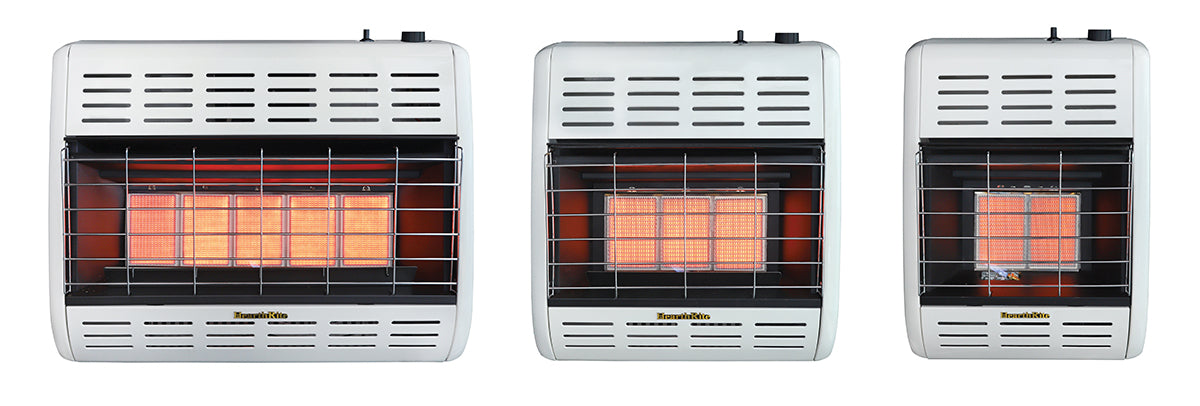 HearthRite Infrared Space Heater - Natural Gas Connection